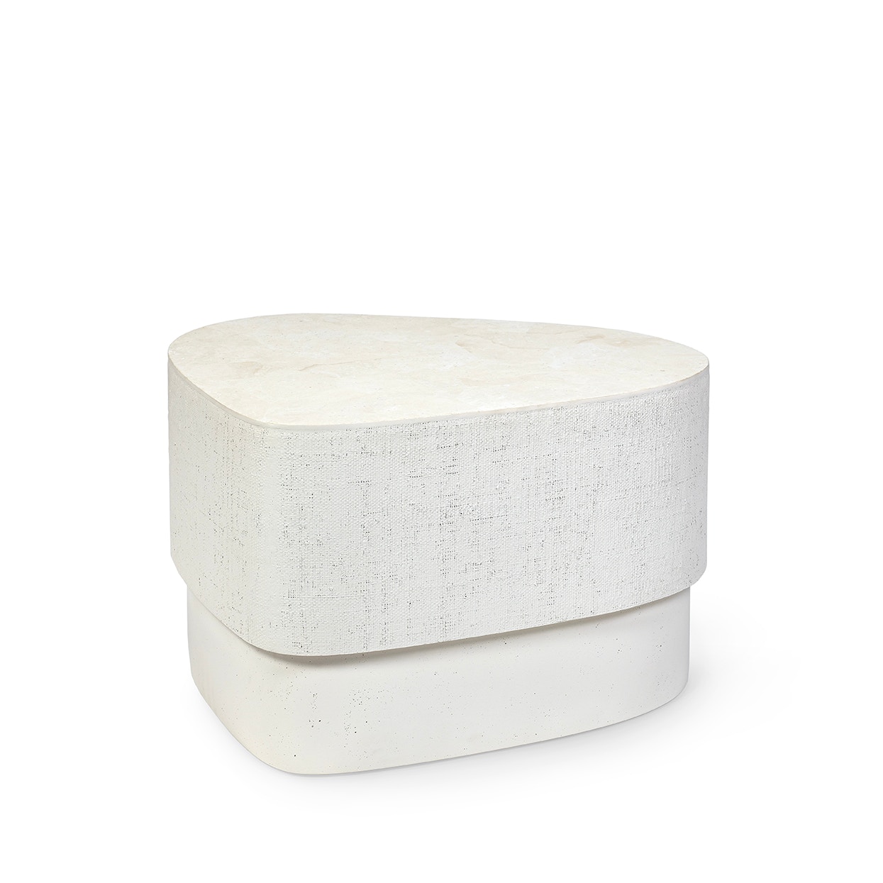 Palecek Outdoor Furniture HOLLAND OUTDOOR COFFEE TABLE TALL, WHITE 7337-05