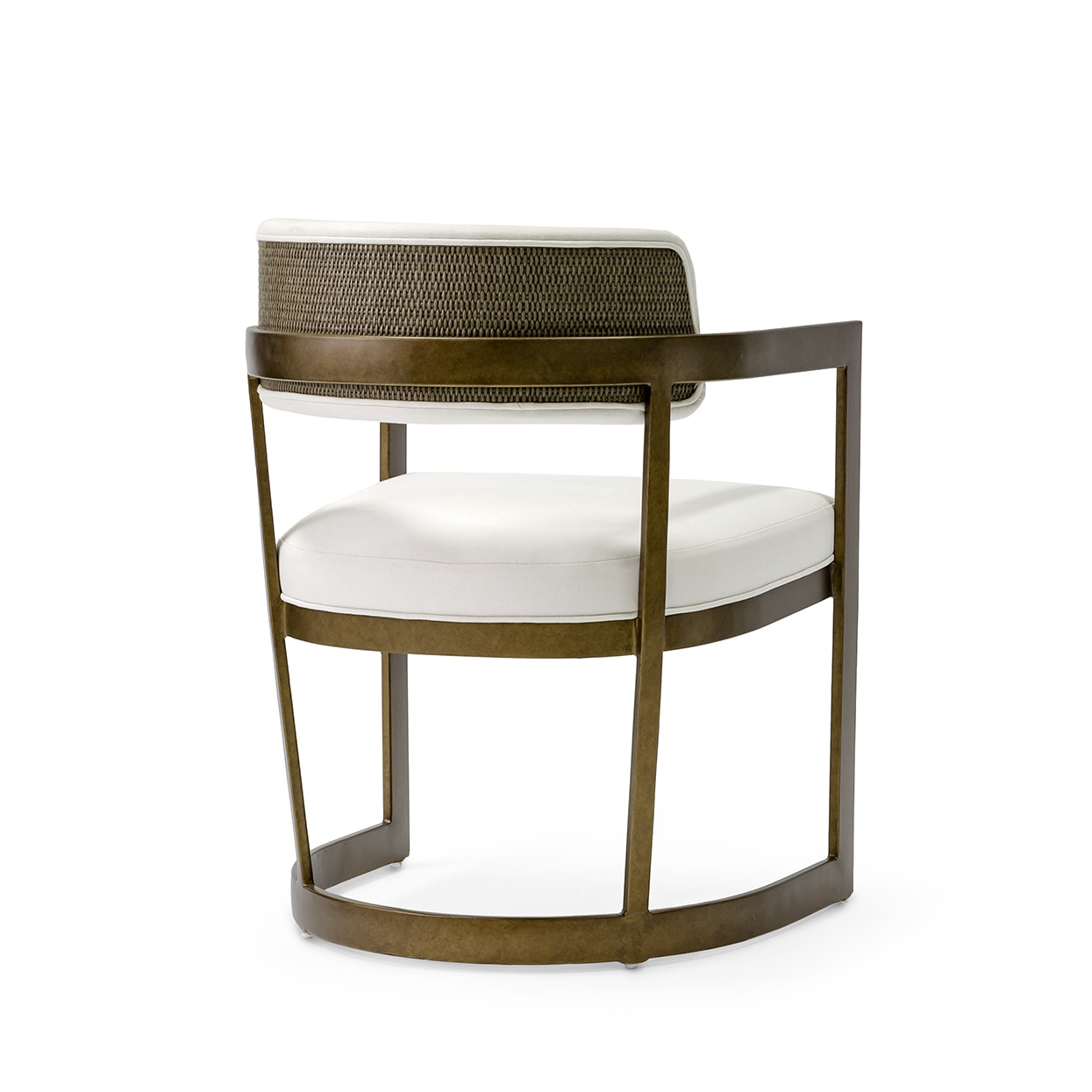 Conrad Arm Chair, Antique Gold | PALECEK