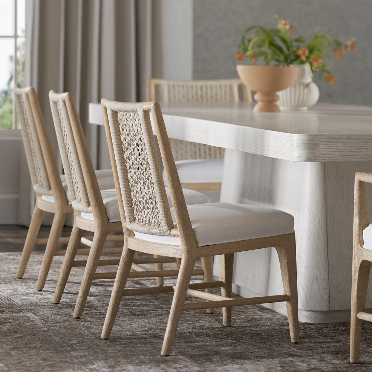 Palecek Casual Dining VALENCIA SIDE CHAIR 7568-79+8731-4J