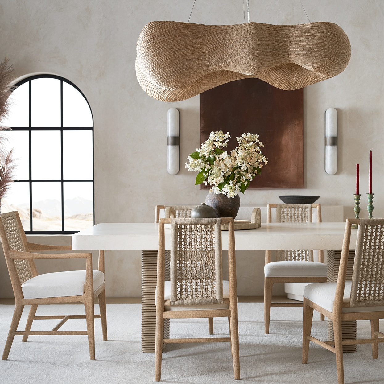 Palecek Casual Dining VALENCIA SIDE CHAIR 7568-79+8731-4J