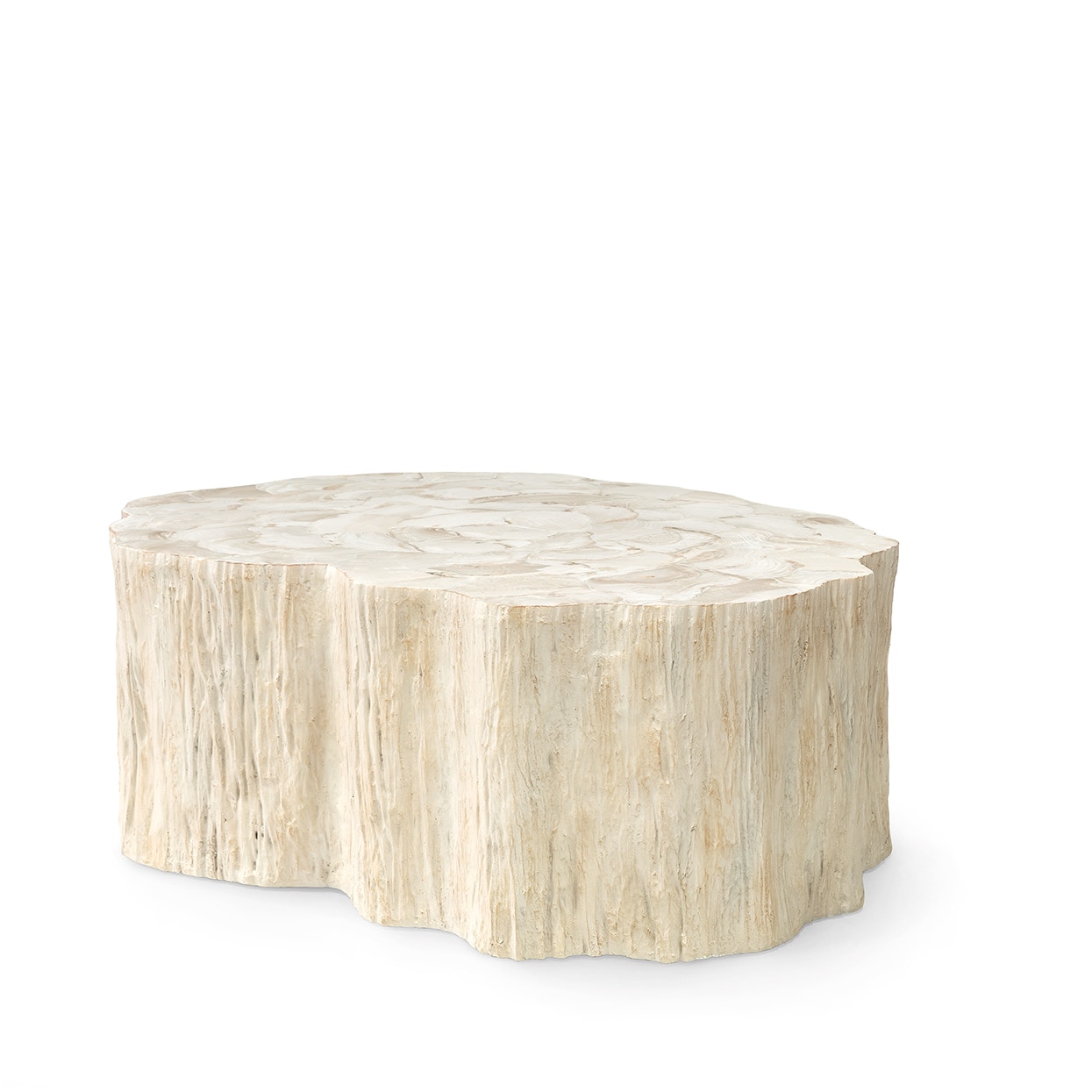 Camilla Fossilized Clam Coffee Table | PALECEK