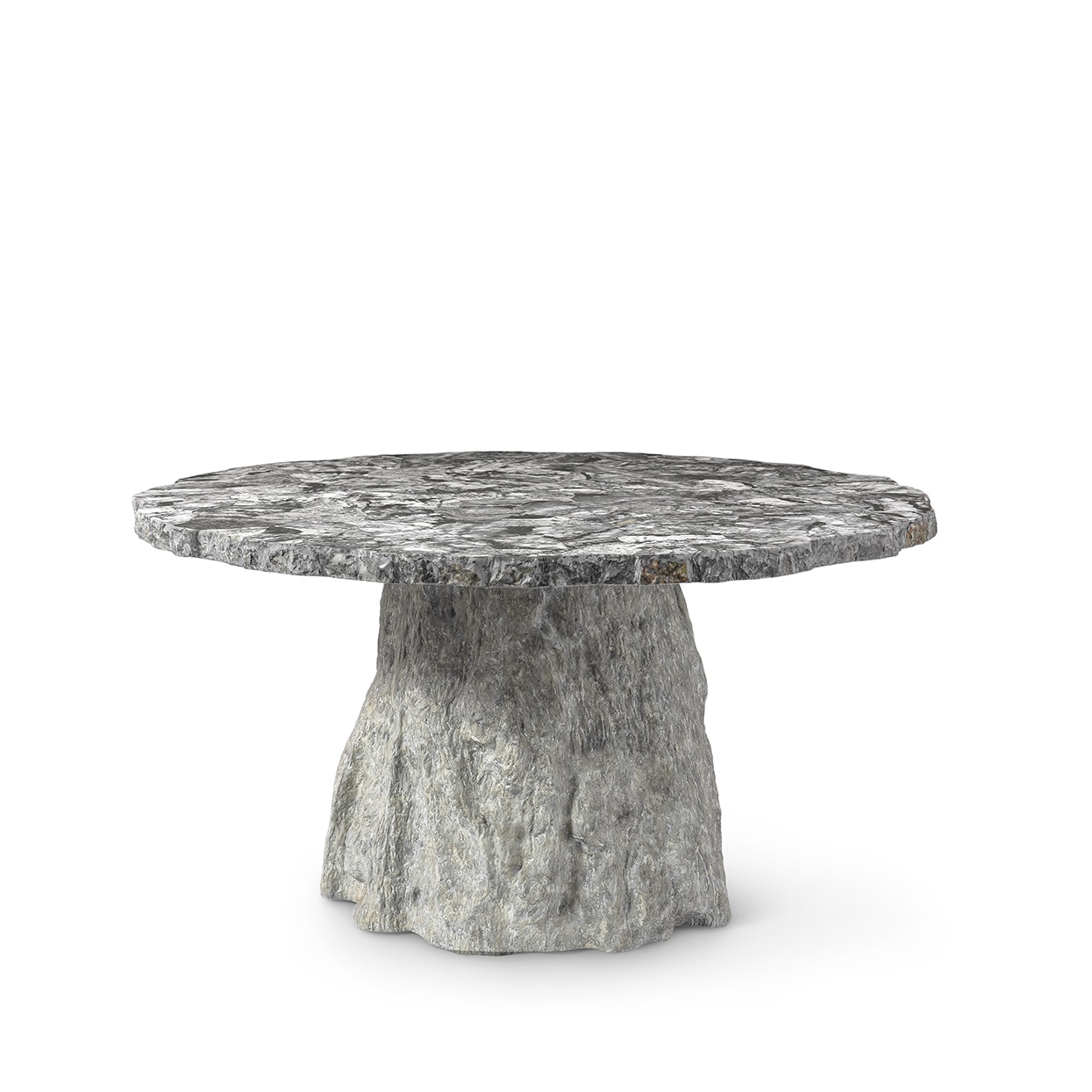 Asher Outdoor Dining Table, Round | PALECEK