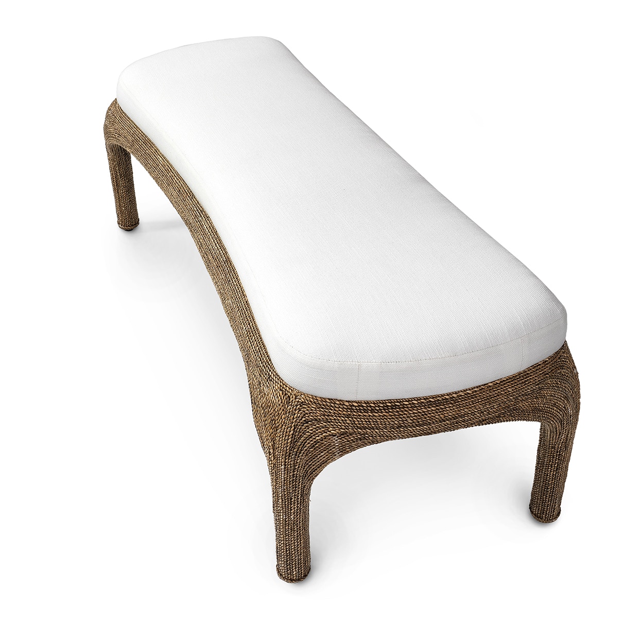 Palecek Living Room PERRY BENCH 7698-83+8725-6K