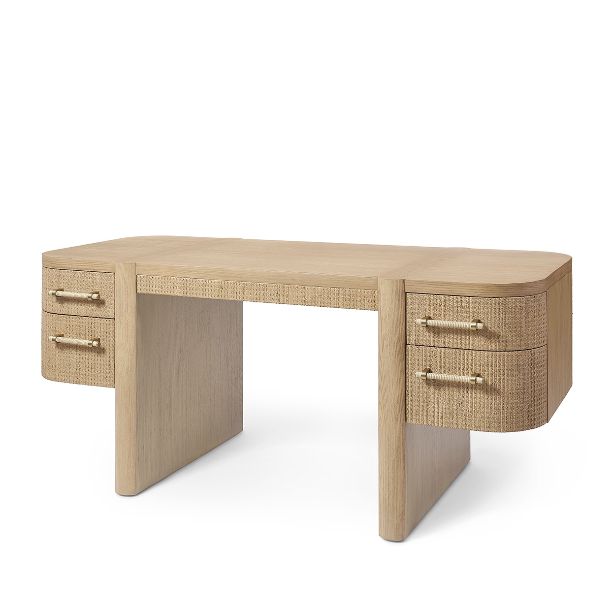 Palecek Home Office ZOEY NATURAL OAK DESK 7702-96