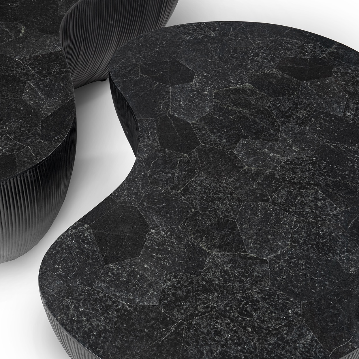 Calanova Outdoor Coffee Table Small, Black | PALECEK