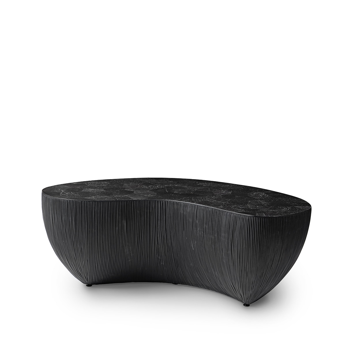 Calanova Outdoor Coffee Table Large, Black | PALECEK