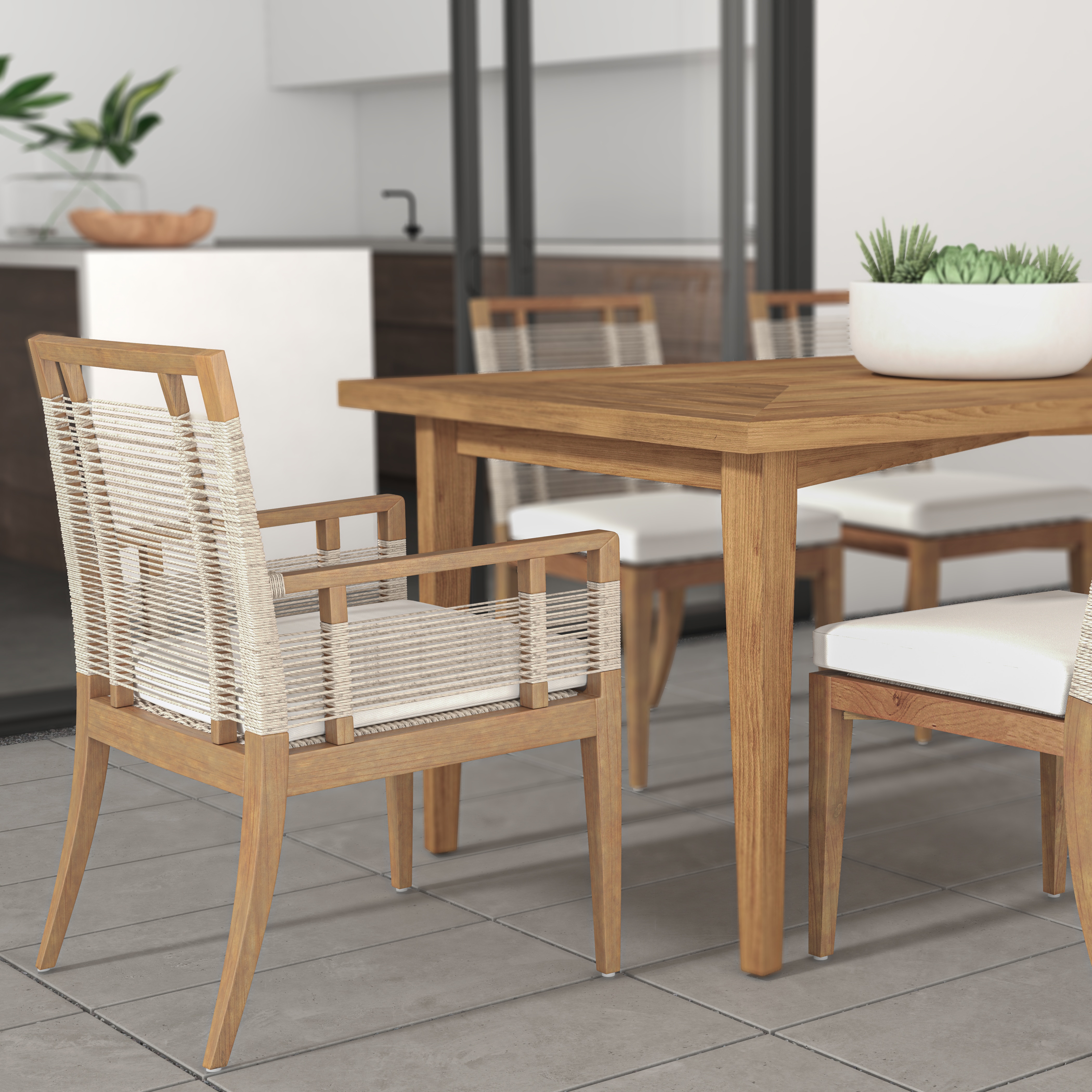 Amalfi Outdoor Arm Chair | PALECEK