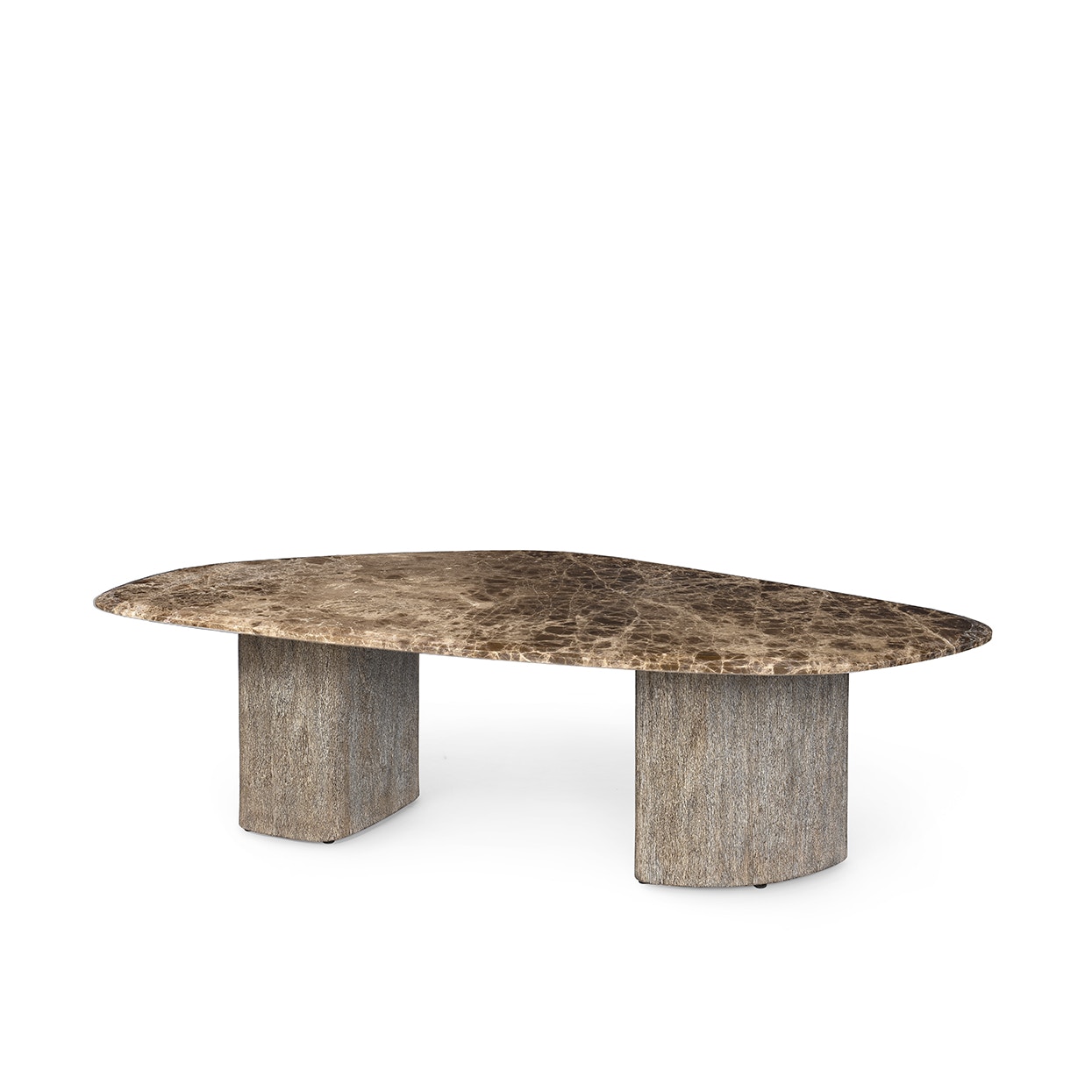Caleb Coffee Table Tall, Brown | PALECEK