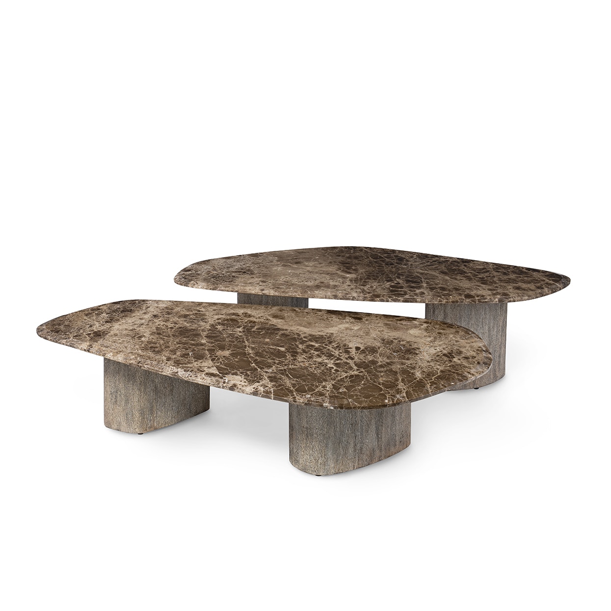 Caleb Coffee Table Tall, Brown | PALECEK