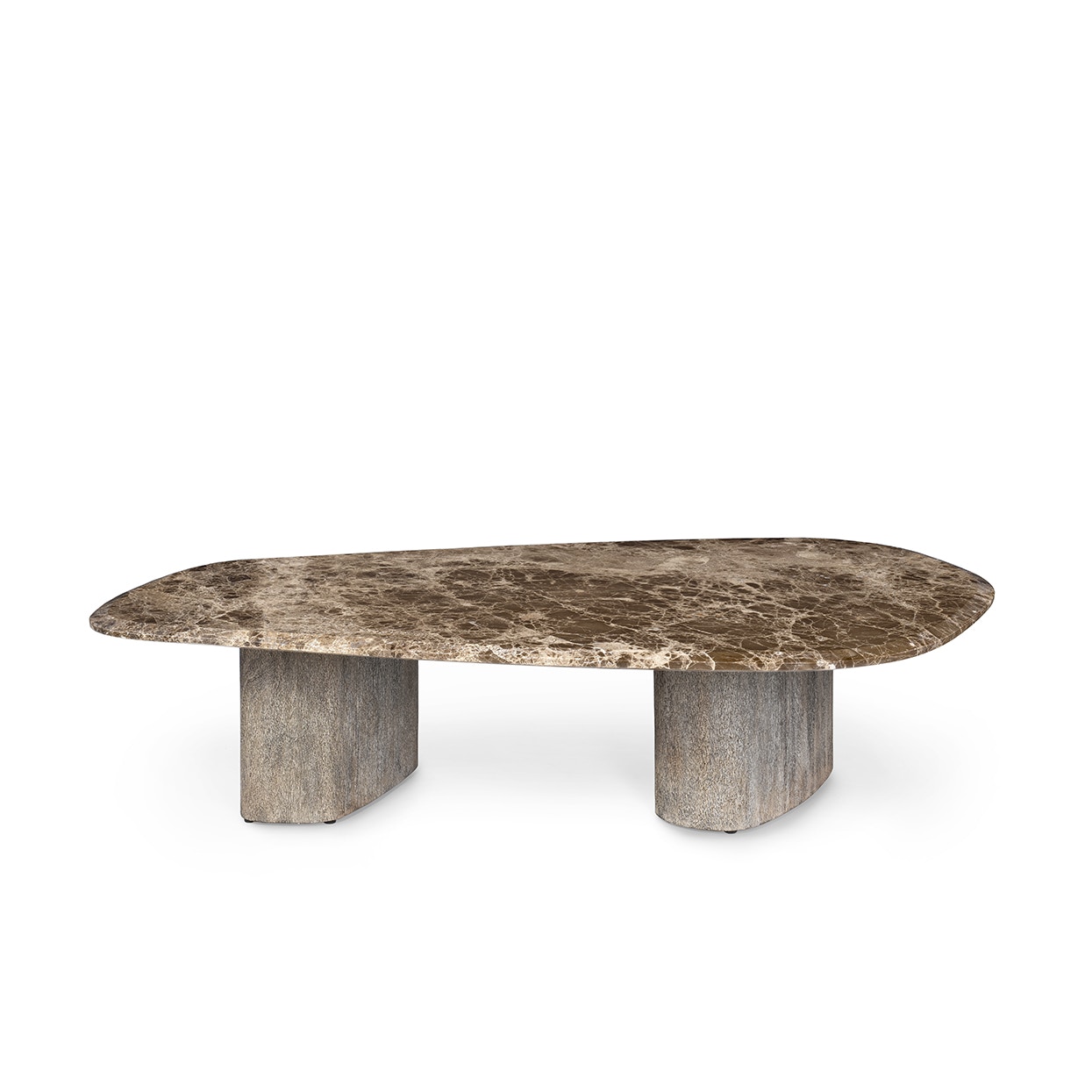 Caleb Coffee Table Short, Brown | PALECEK
