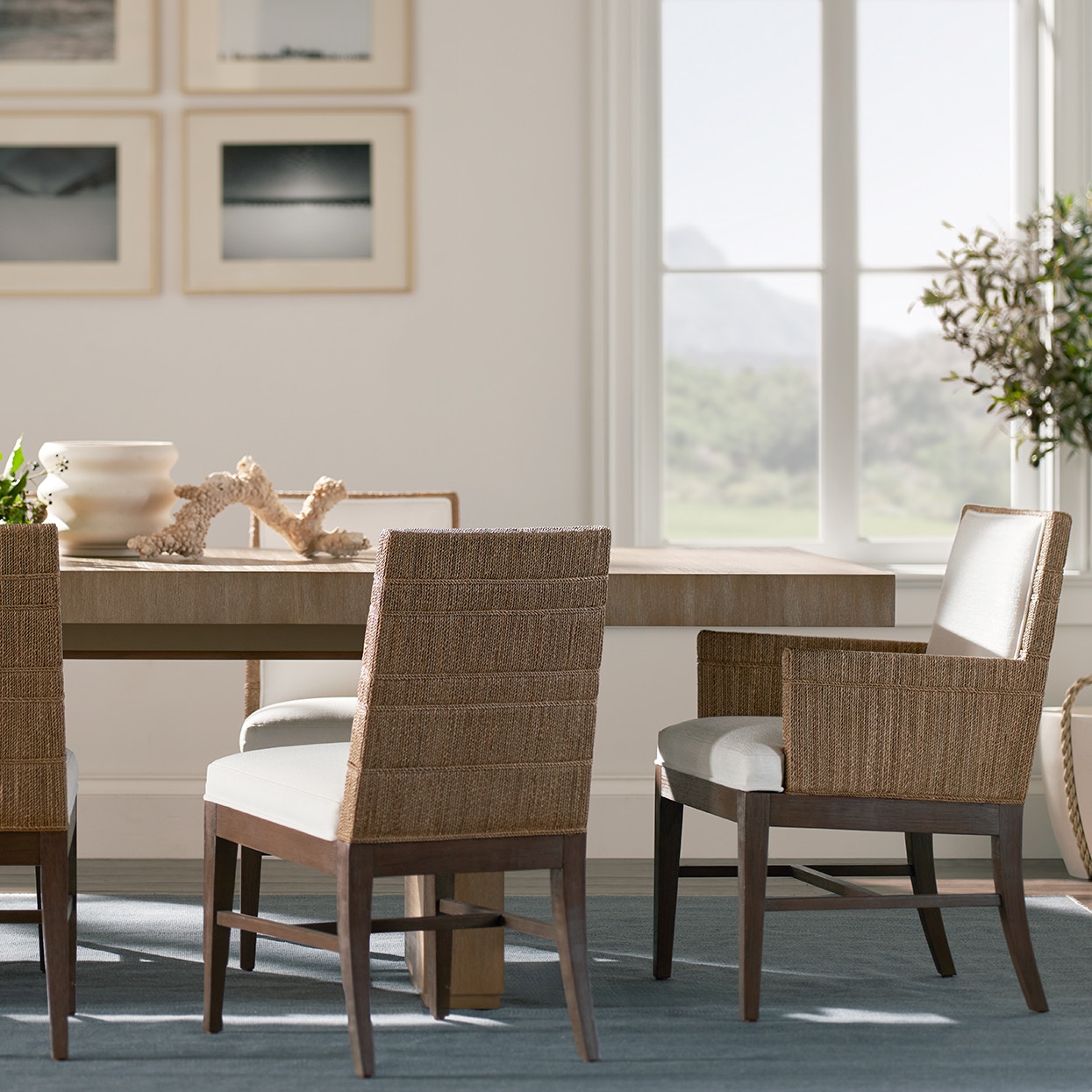 Palecek Living Room CULVER ARM CHAIR 7835-79+8738-4K