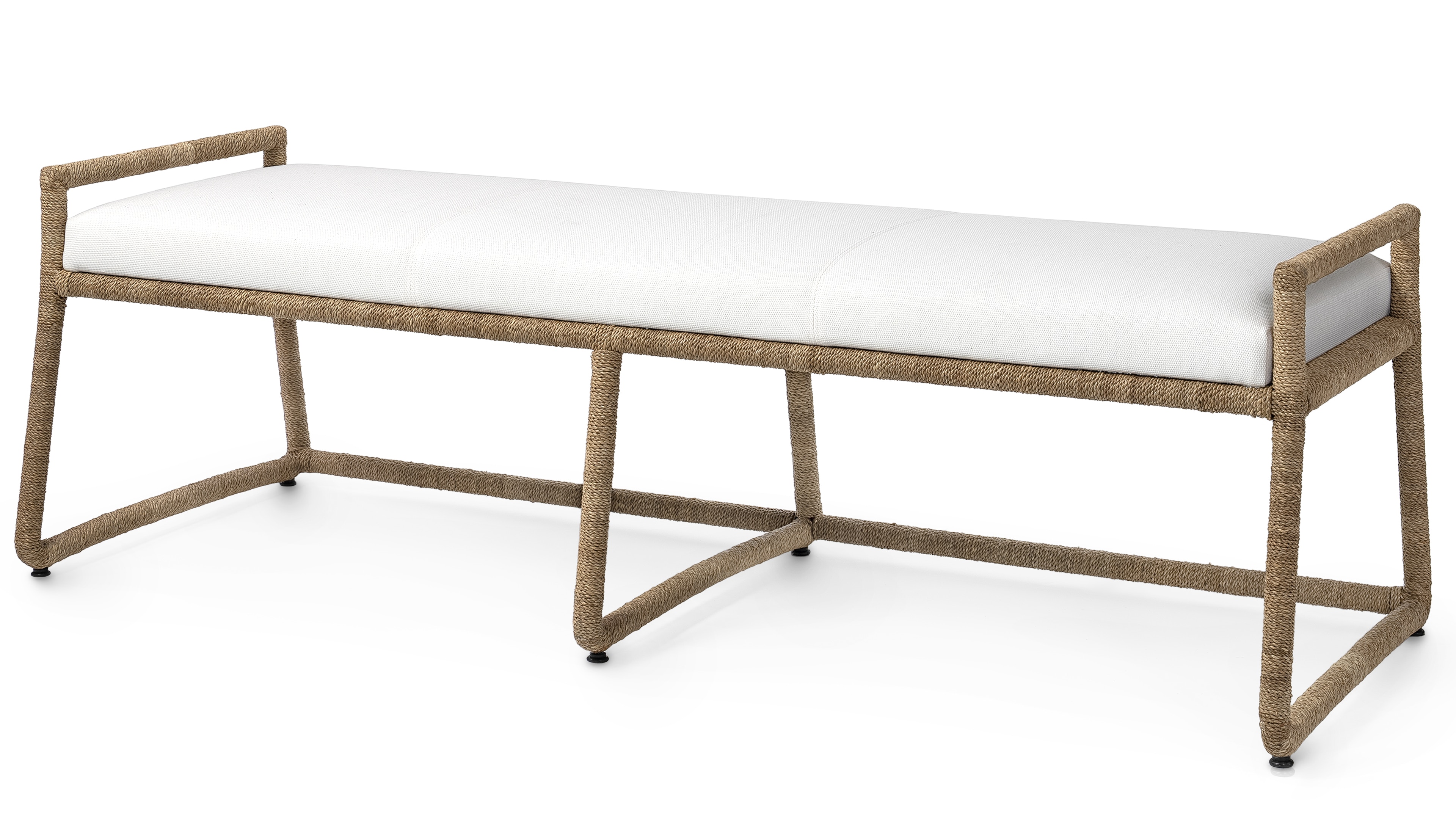 Palecek STILLWATER BENCH, NATURAL 7947-01+8471-4K