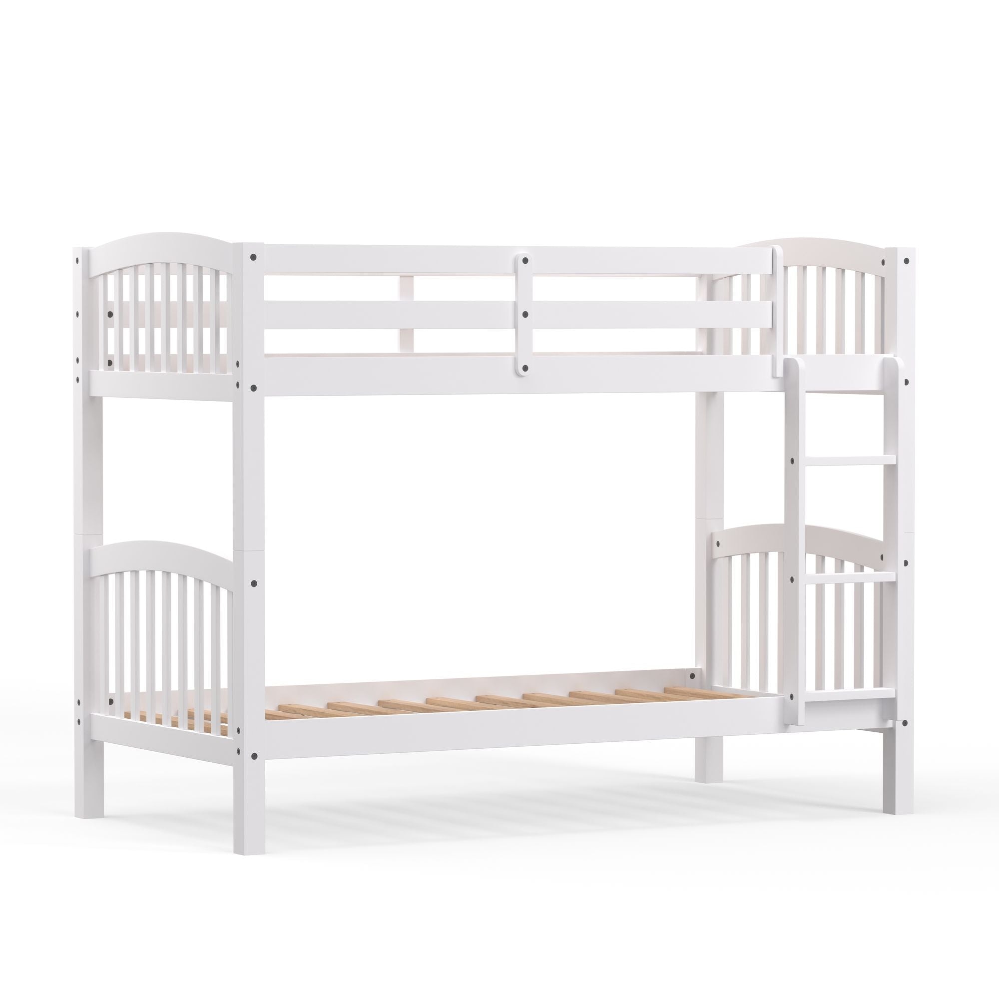 Rize Home Bedroom Arca Solid Wood Twin over Twin Bunk Bed - Smith Village Home Furnishings