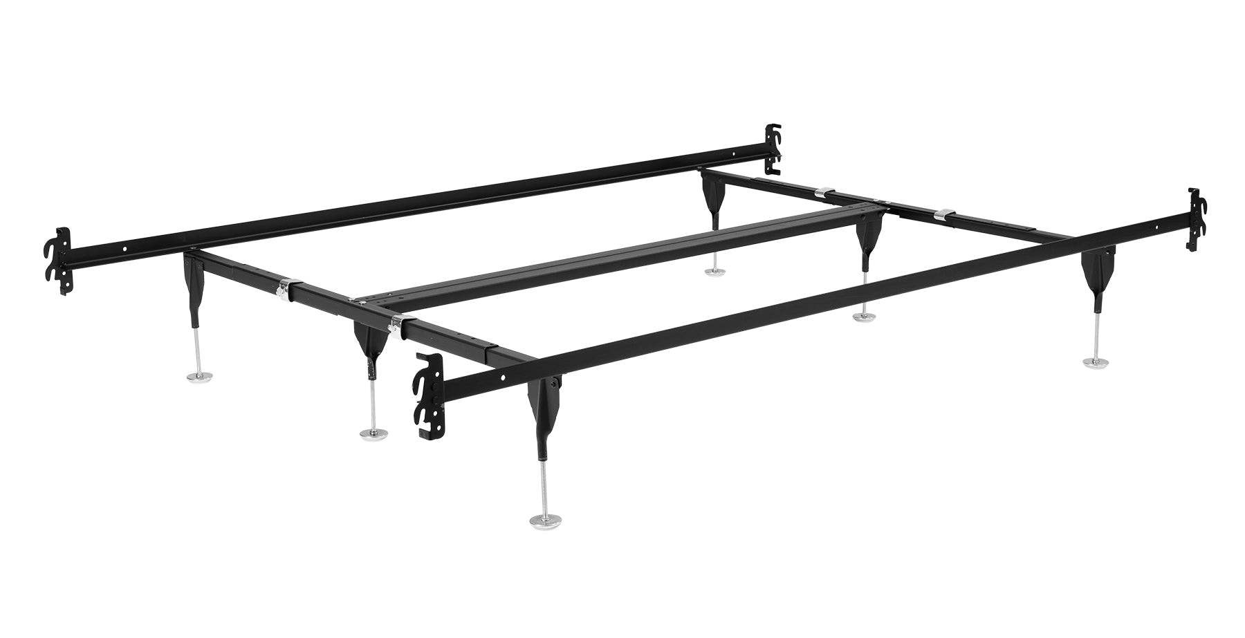 Rize Home Mattresses Deluxe Twin-Full-Queen Steel Bed Frame with Glides ...