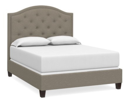 Bassett Custom Uph Beds Vienna Tufted Arched Full Headboard 1992 H149T Portland OR Key Home