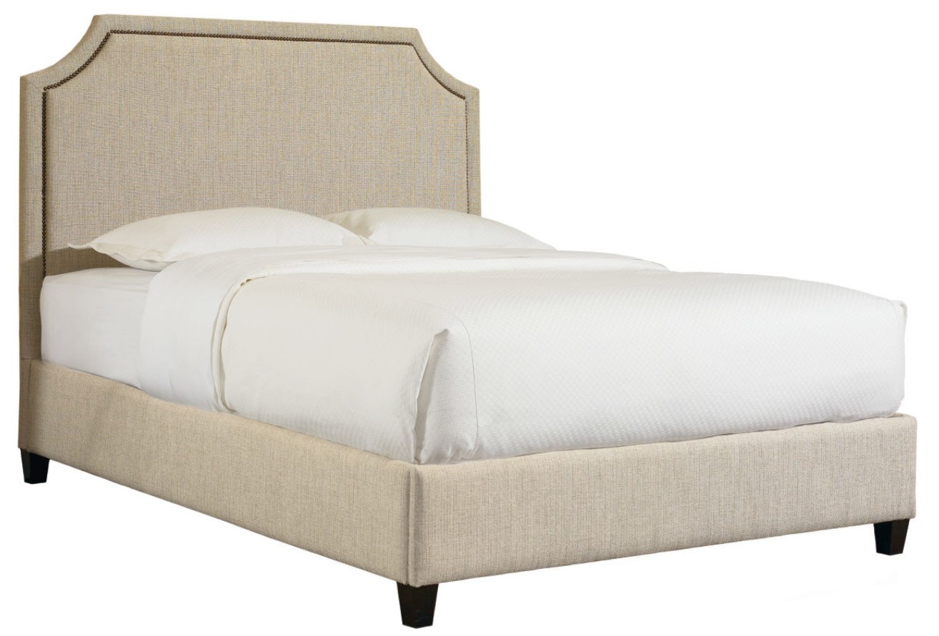 Bassett Custom Uph Beds Florence Queen Clipped Corner Storage Bed 1996 ...