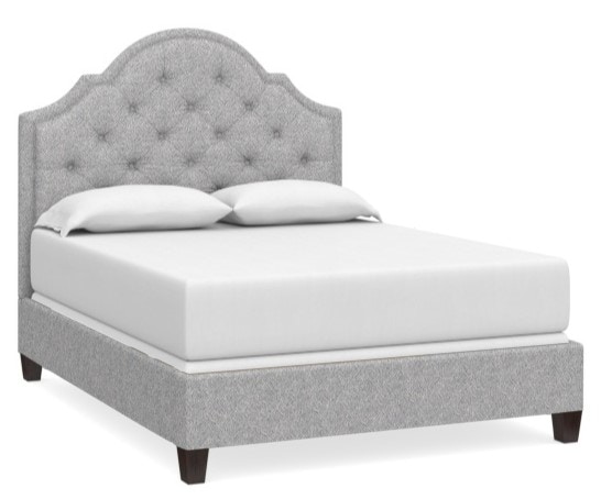 Bassett Custom Uph Beds Barcelona Tufted King Bonnet Bed 1998-K169T ...