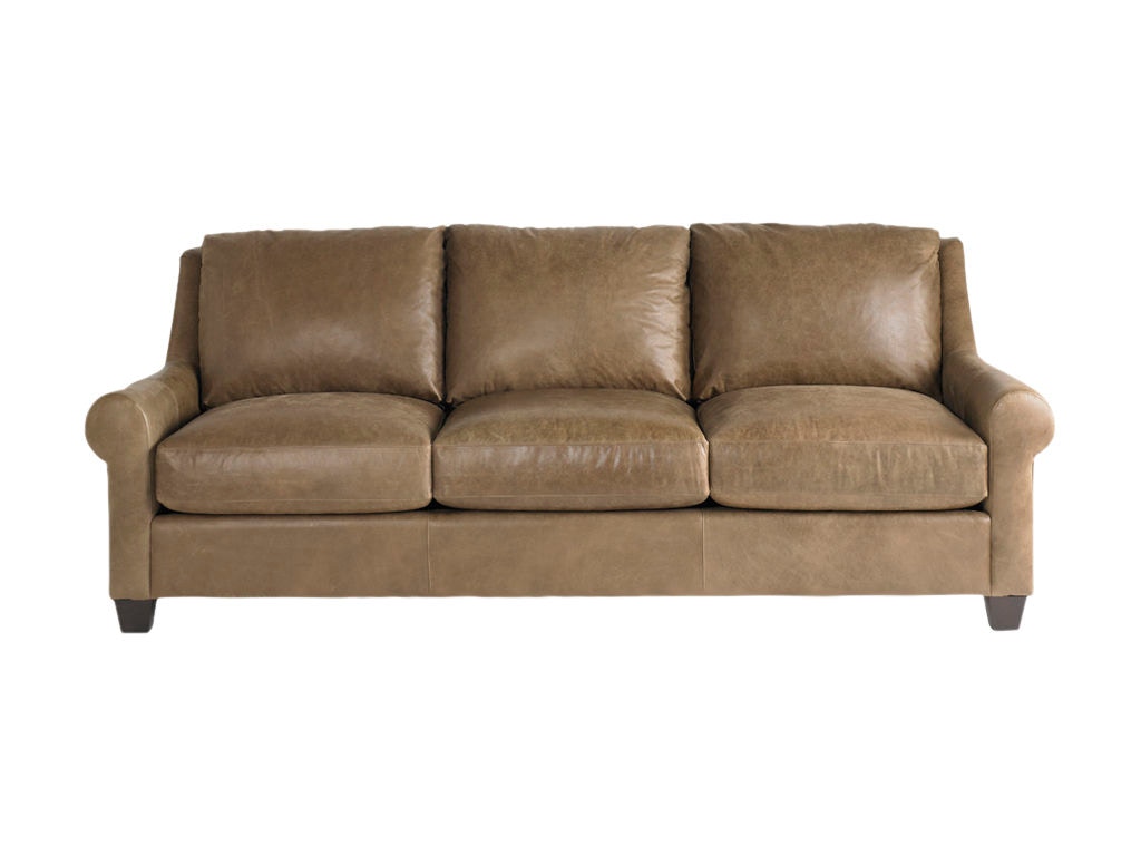 Bassett Living Room Leather Great Room Sofa 3101-82L - J&K Home ...