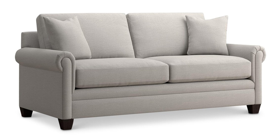 Bassett Carolina Panel Arm Sofa 3887-62 - Portland, OR | Key Home ...
