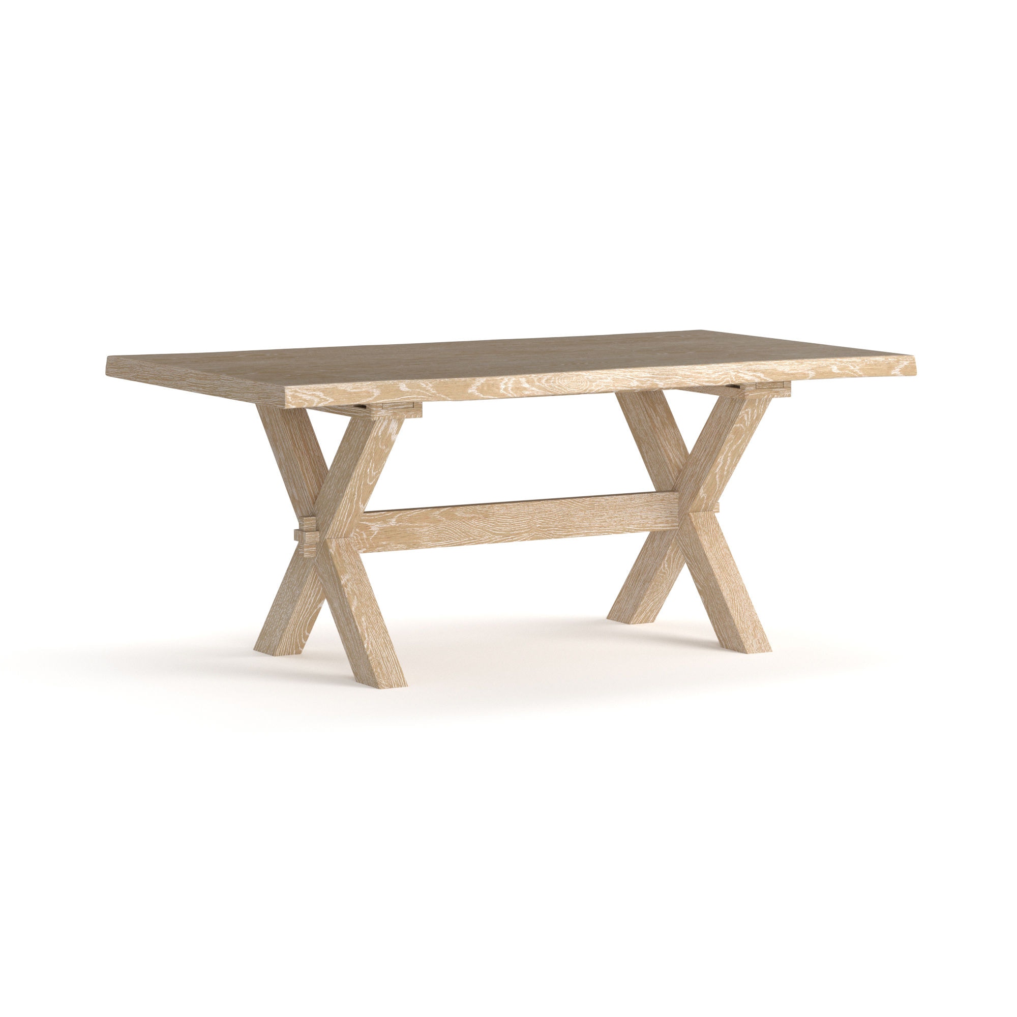 BENCHMADE Casual Dining Oak Live Edge Dining Table 4121-7242XLE - D ...