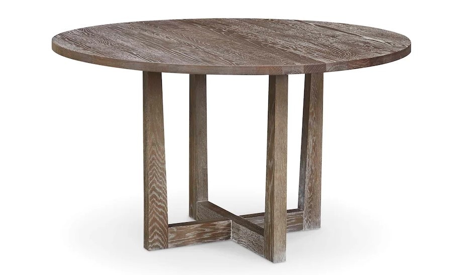 BENCHMADE Casual Dining Oak Round Table 4121-K4810 | Hickory Furniture ...