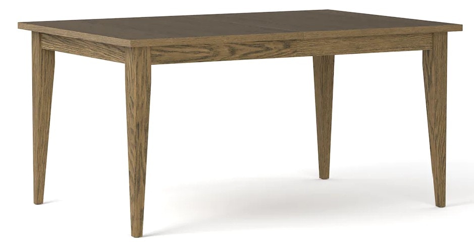 Origins Living Room Oak Rectangle Leaf Table 4122-4060LC1 | Hickory Furniture Mart | Hickory, NC