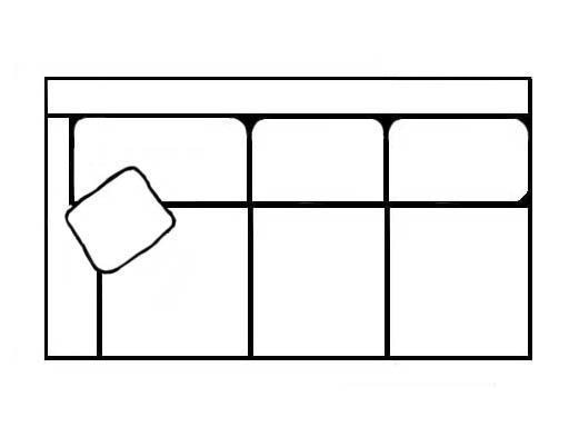 Sherrill Living Room Sectional 9600-RKD - Gorman's - Serving Detroit ...