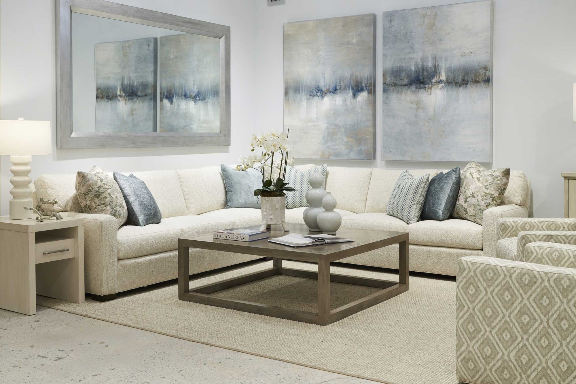 Sherrill Living Room Sectionals DC380 SECTIONAL | Toms Price Home