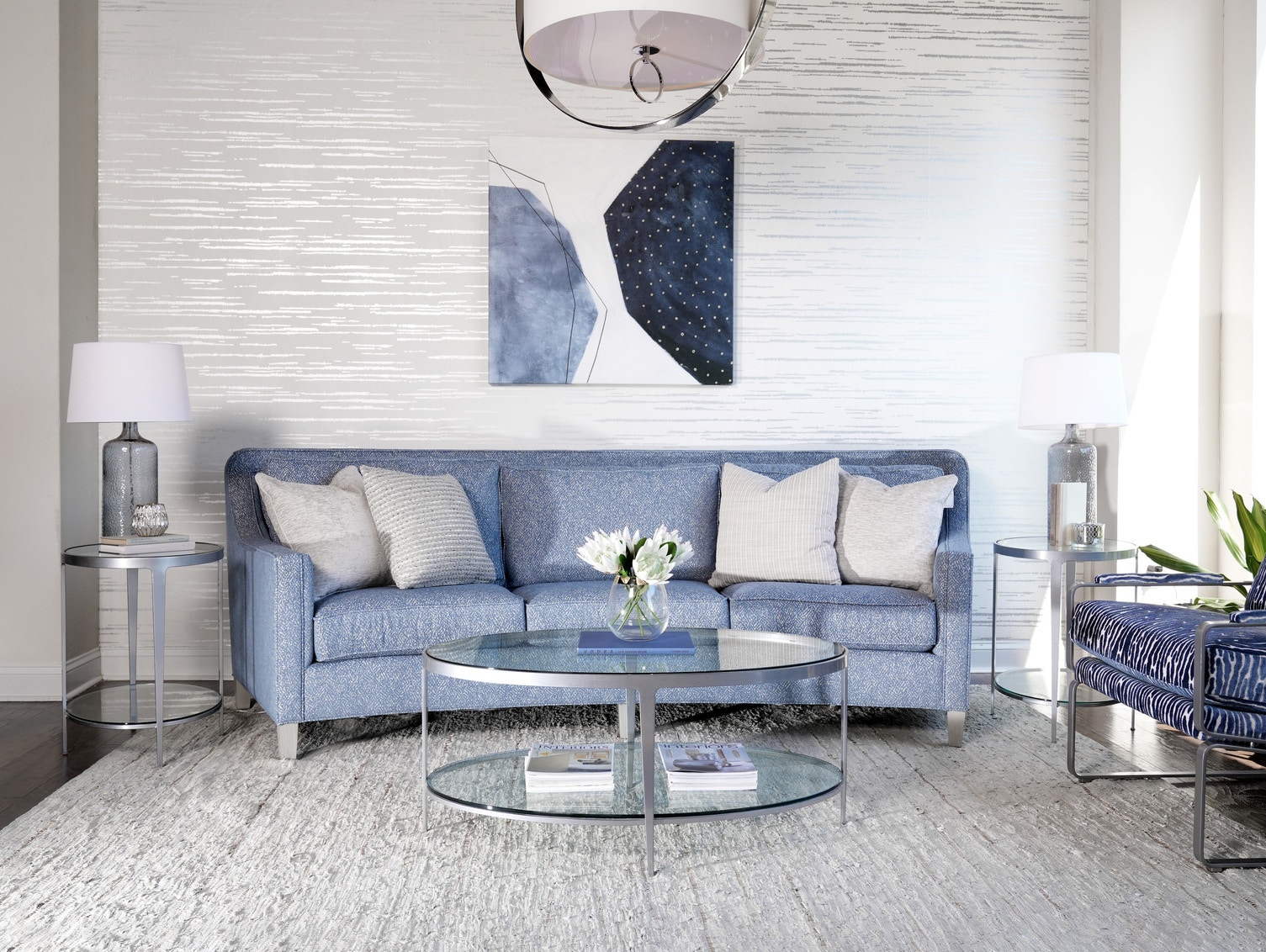 Charleston Forge Living Room Ellipse End Table 6103 | Hickory Furniture ...