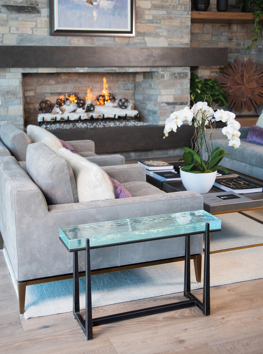 Charleston Forge Living Room Cooper 34" Chairside Console 6145 ...