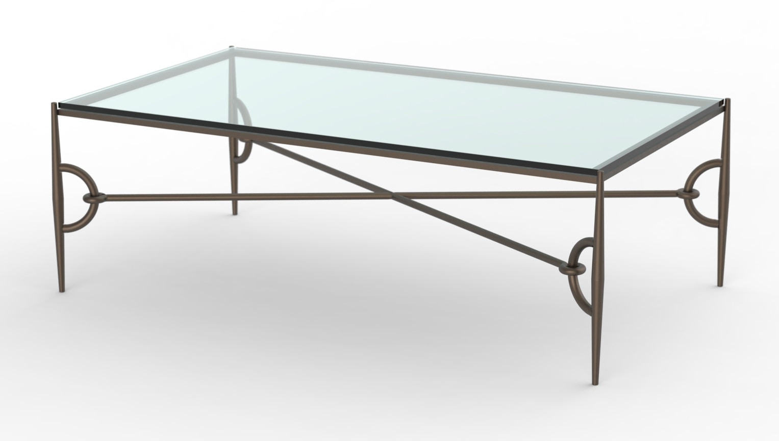 Charleston Forge Living Room Paddock Rectangular Cocktail Table 6820 ...