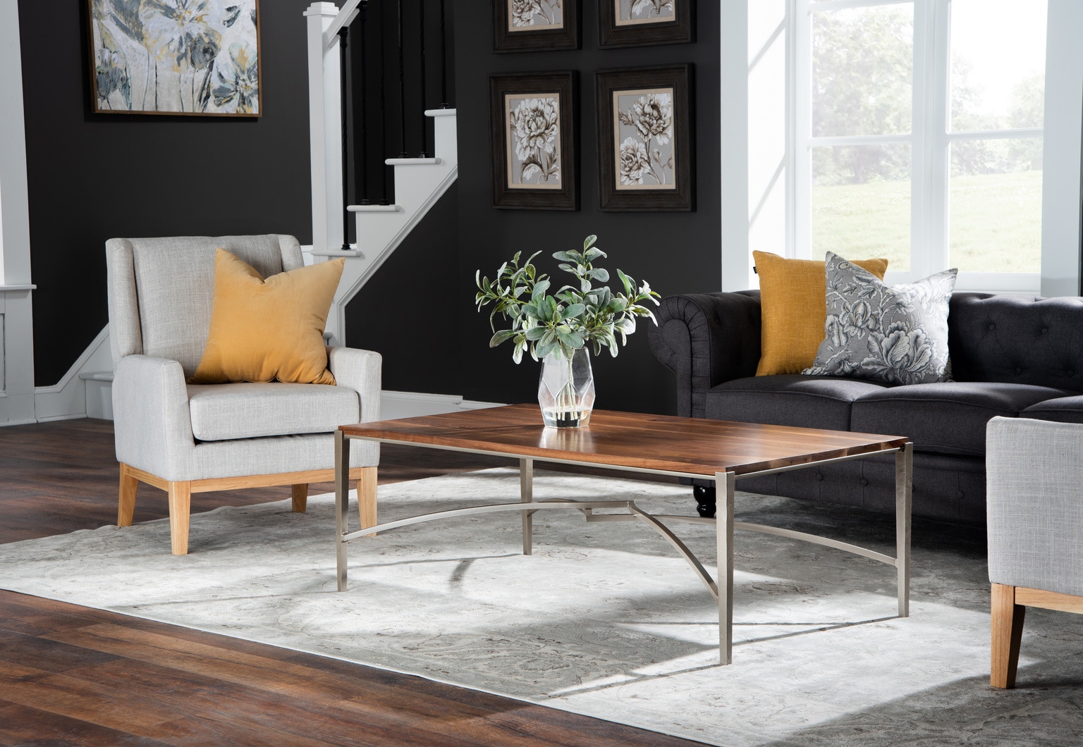 Charleston Forge Living Room Highland Cocktail Table 7330 | Hickory ...