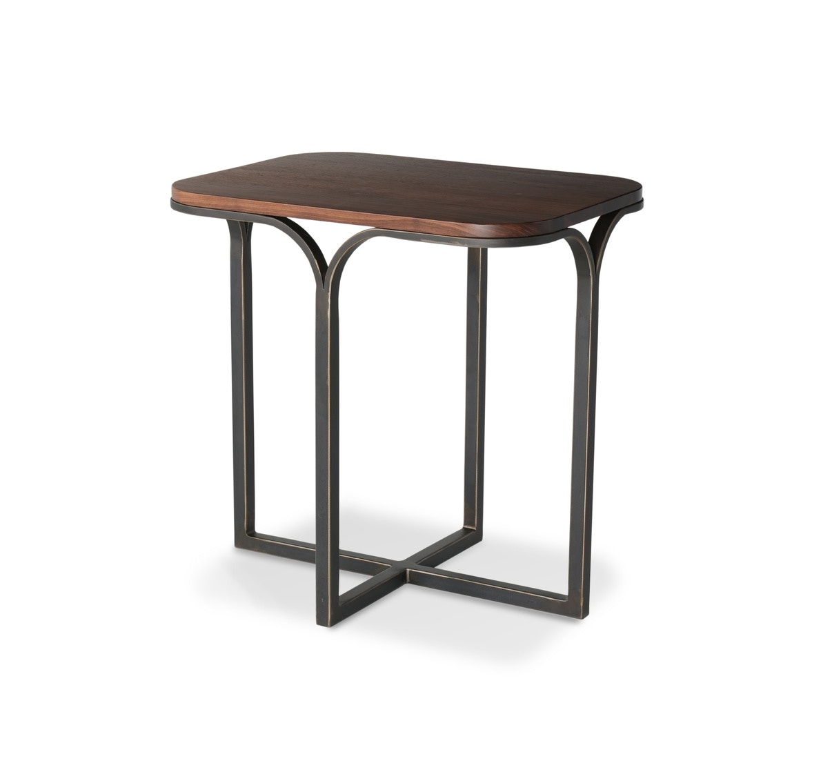 Charleston Forge 7909 Living Room Wave Rectangular End Table