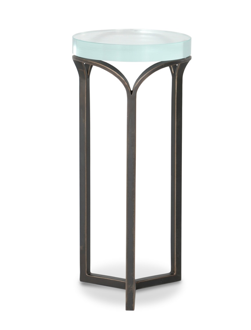 Charleston Forge Living Room Wave 10" Drink Table 7914 | Hickory ...