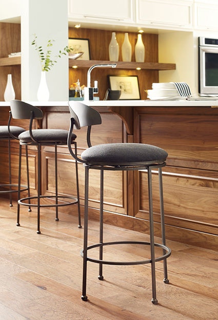 Charleston Forge C860 Bar and Game Room Echo Swivel Barstool