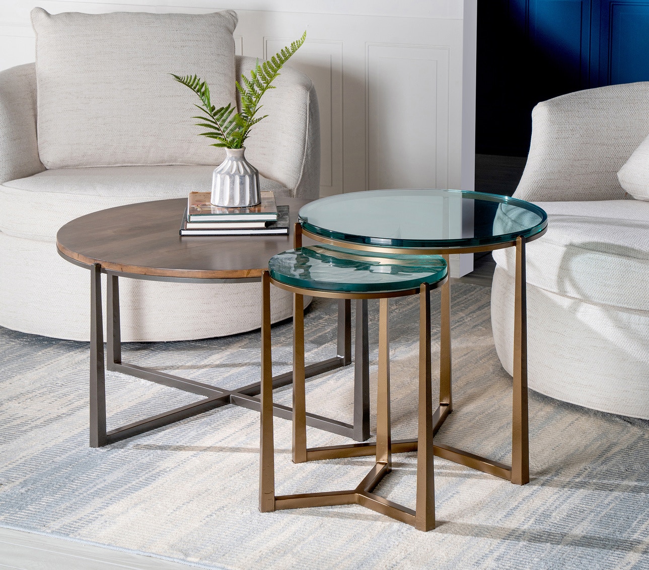 Charleston Forge Living Room Cooper Round End Table 6034 - Studio 882 ...
