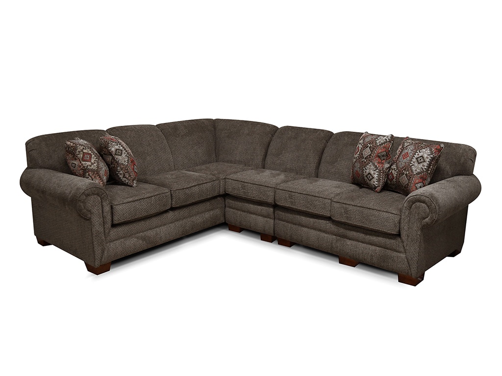England Living Room Monroe Sectional 1430R-Sect - England Furniture ...