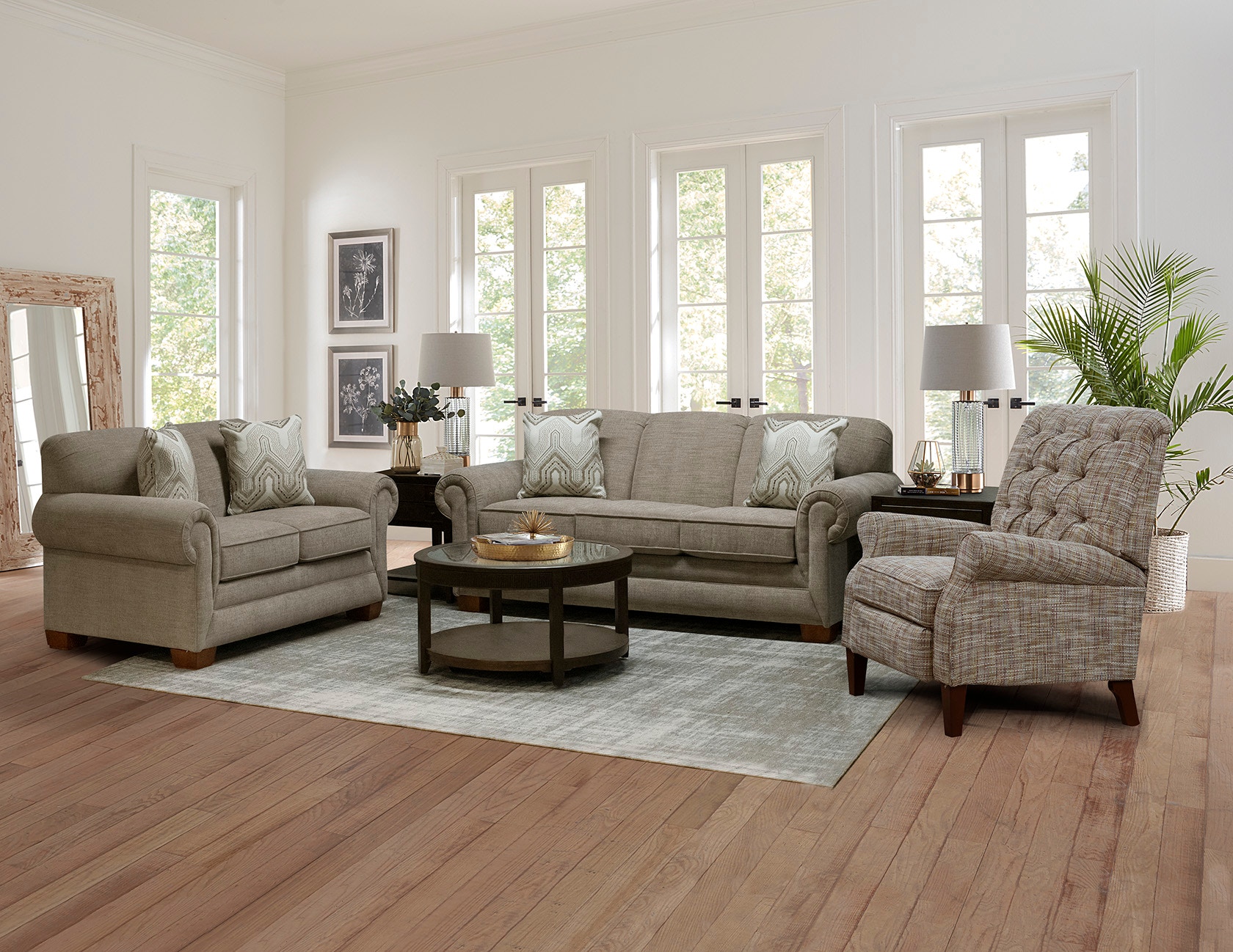England Living Room Monroe Sofa 1435R - England Furniture - New ...