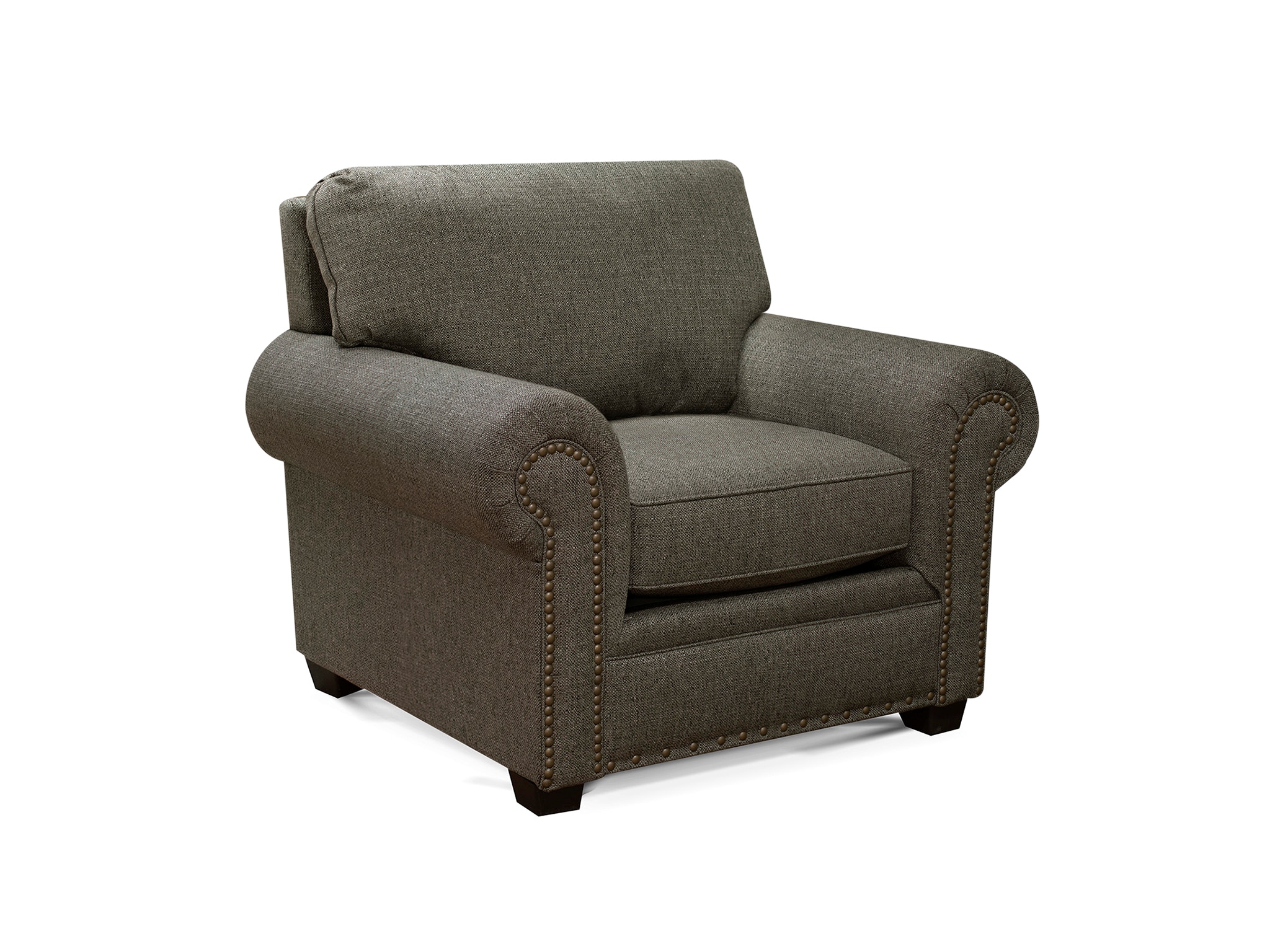 England Living Room Brett Chair with Nails 2254N - England Furniture ...