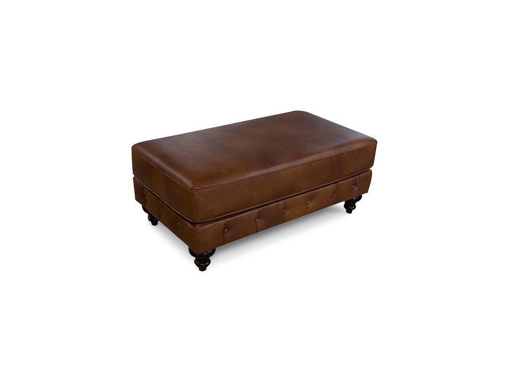 England Living Room Rondell Leather Ottoman 2R07LR - England Furniture ...