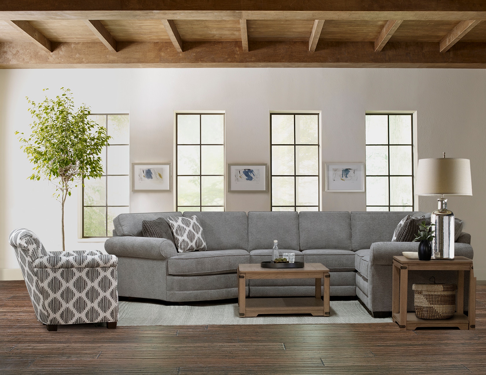 England Living Room Brantley Sectional 5630-Sect - England Furniture ...