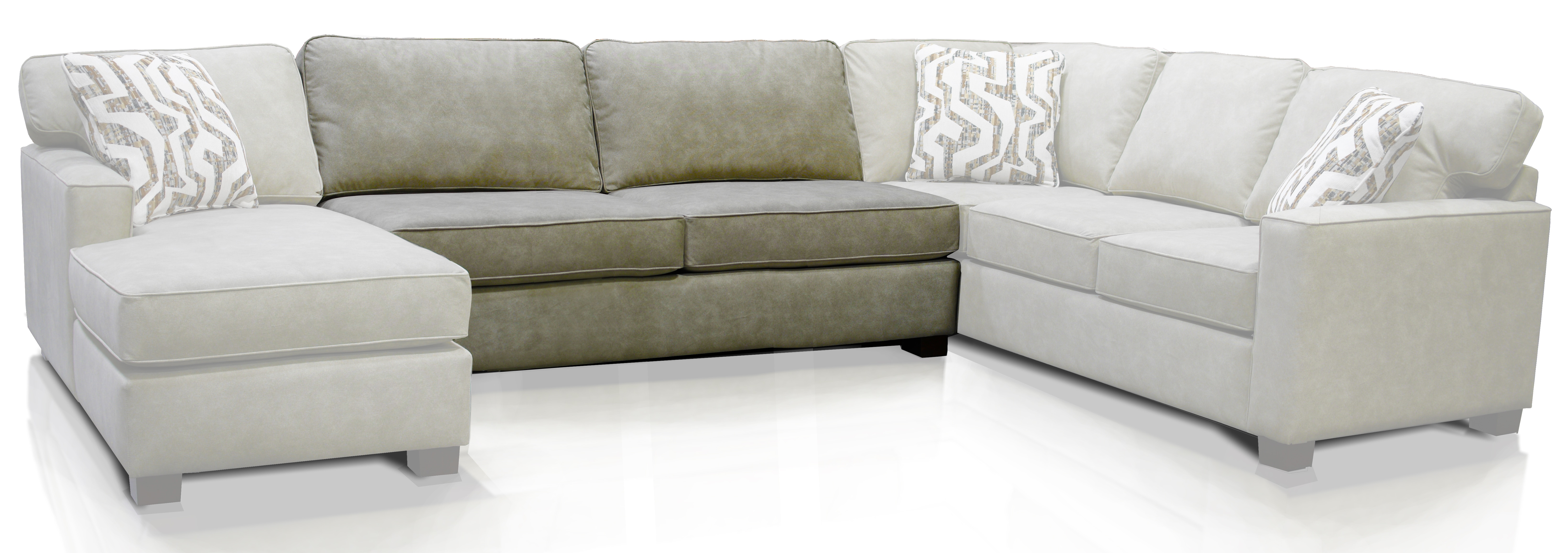 England Living Room Costner Armless Sofa 5C00-40 - England Furniture ...