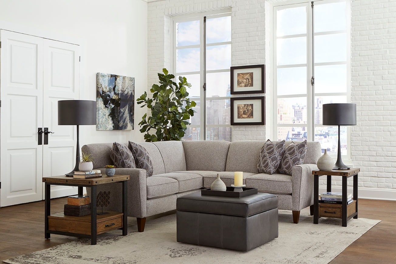 England Living Room Collegedale Sectional 6200-Sect - England Furniture ...