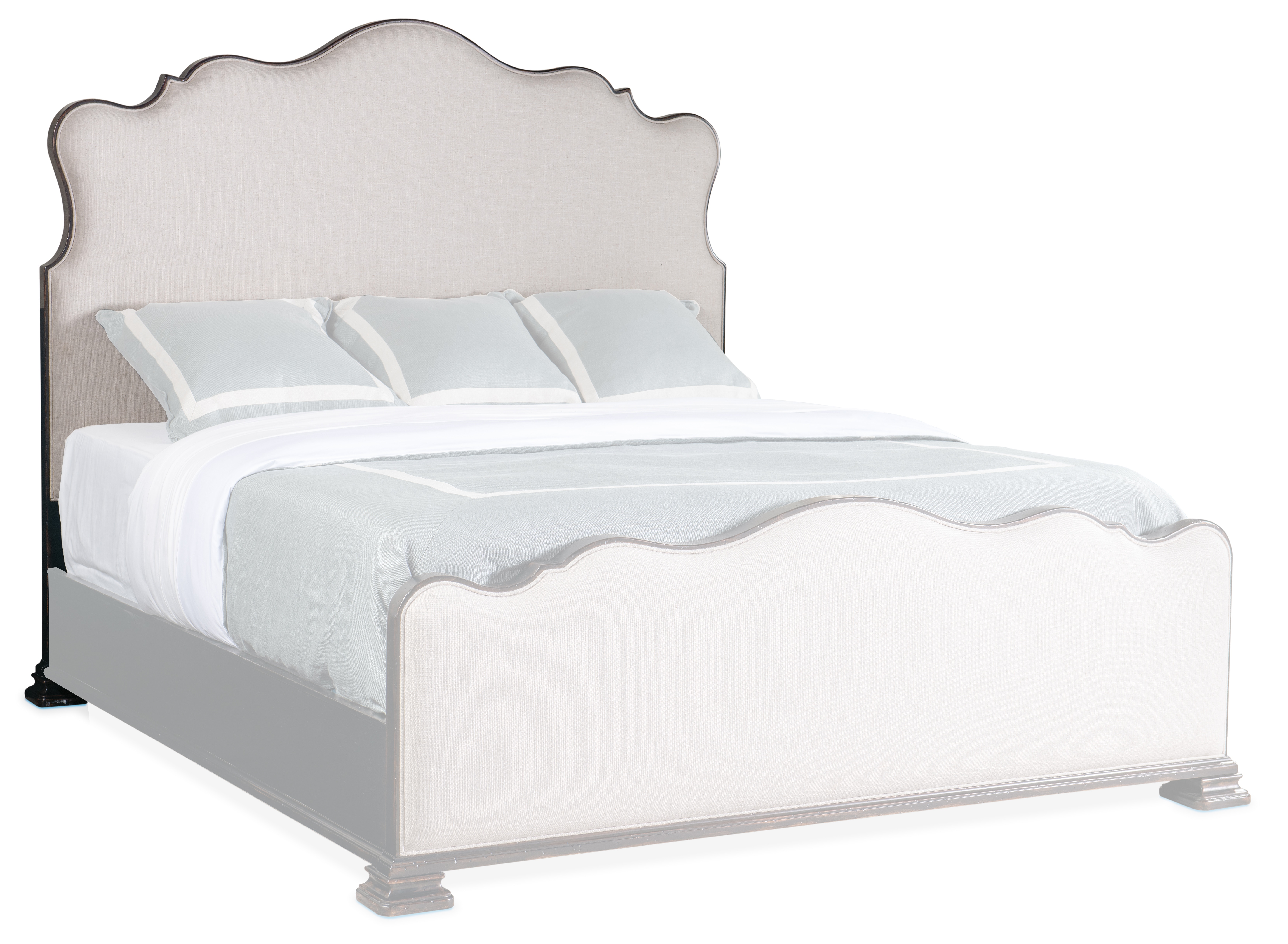 Hooker Furniture Bedroom Charleston 6/0-6/6 Upholstered Headboard 6750 ...