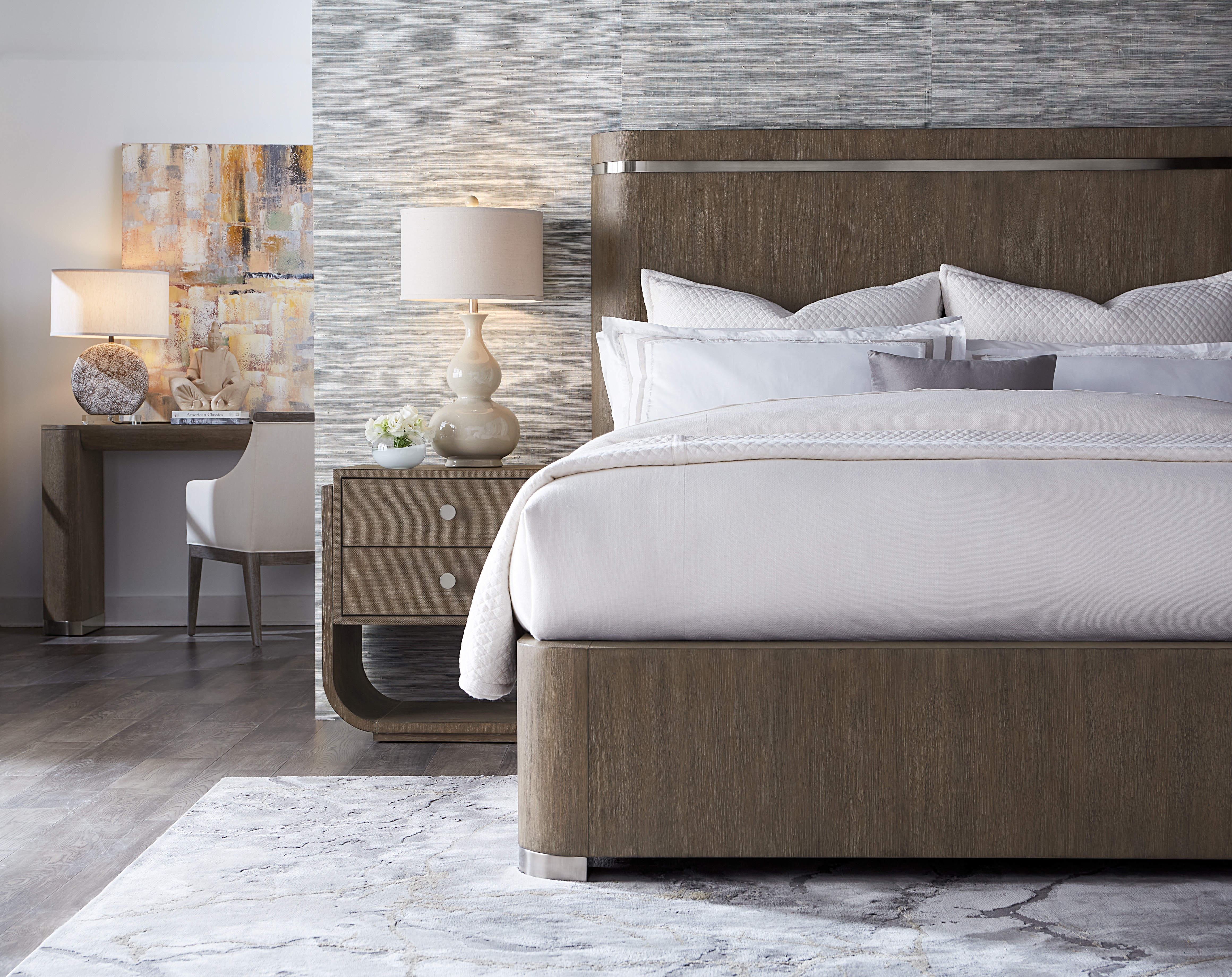 Hooker Furniture Bedroom Modern Mood Cal King Panel Bed 6850 90260 89 International Furniture