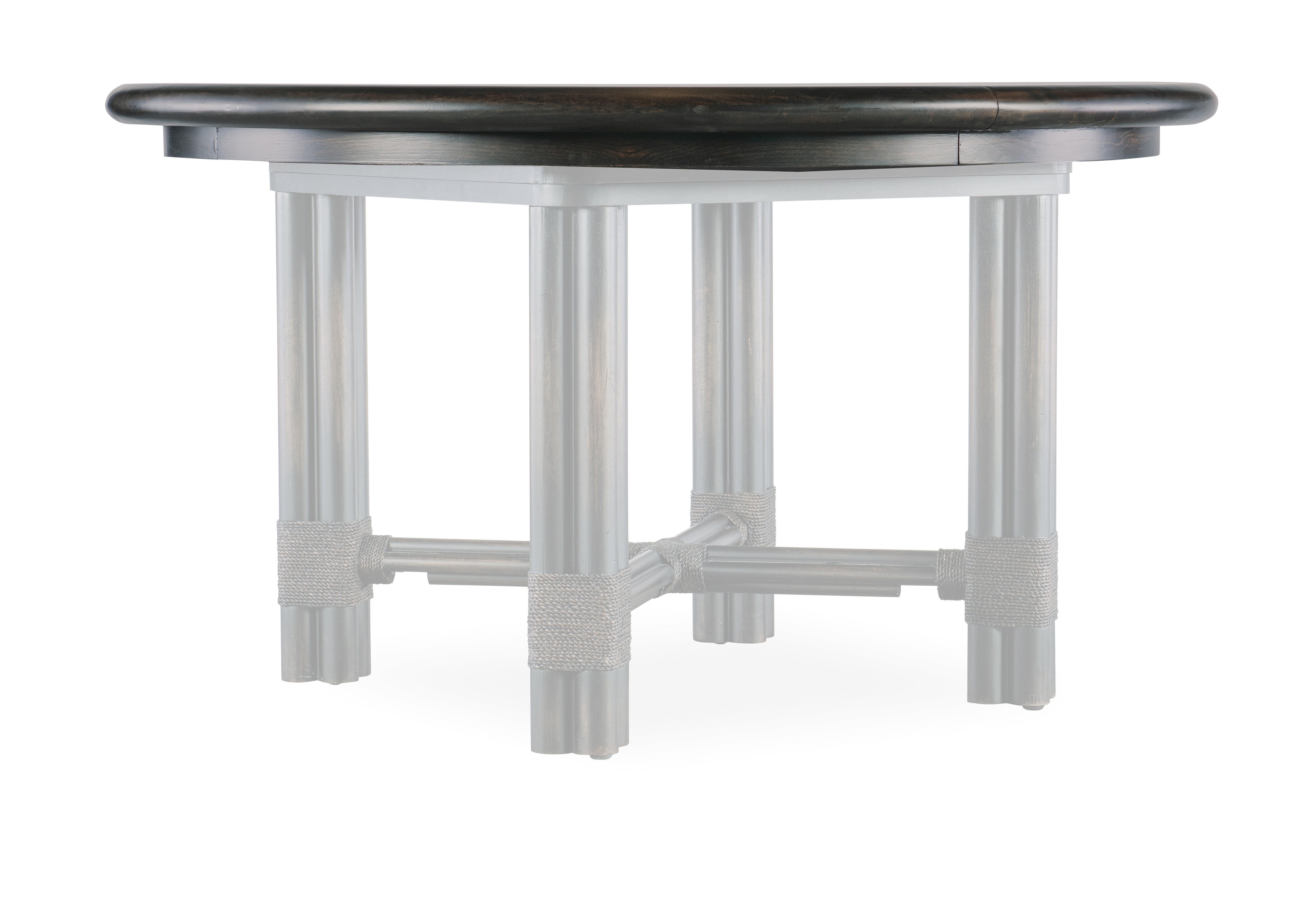 Hooker Furniture Casual Dining Retreat Pole Rattan Round Dining Table ...