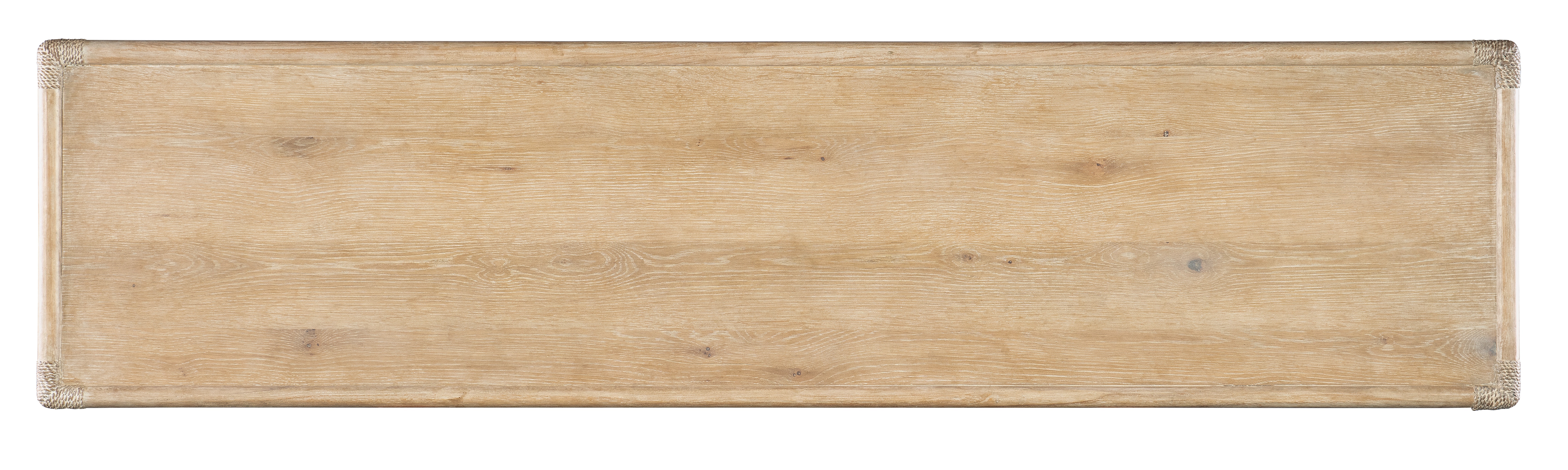 Hooker Furniture Living Room Retreat Pole Rattan Console 6950-80171-80