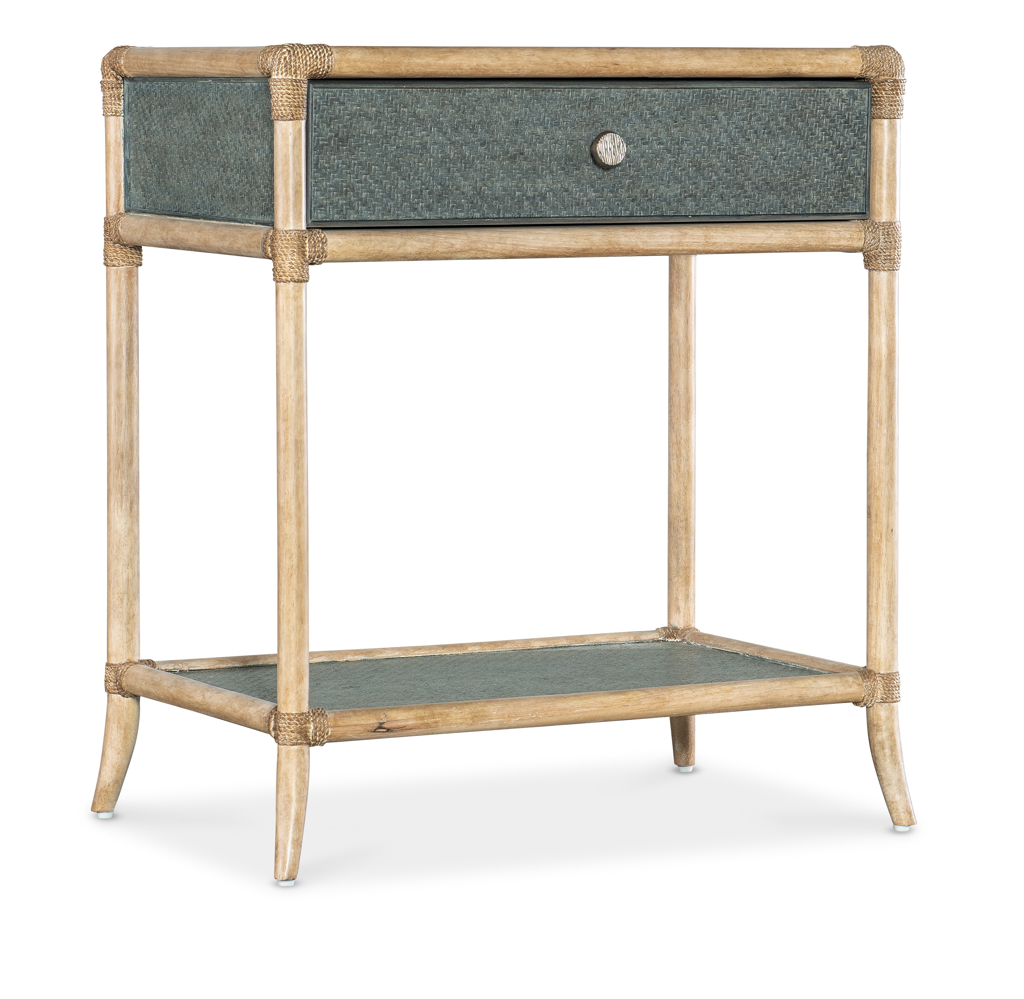 Rattan bedside lockers store