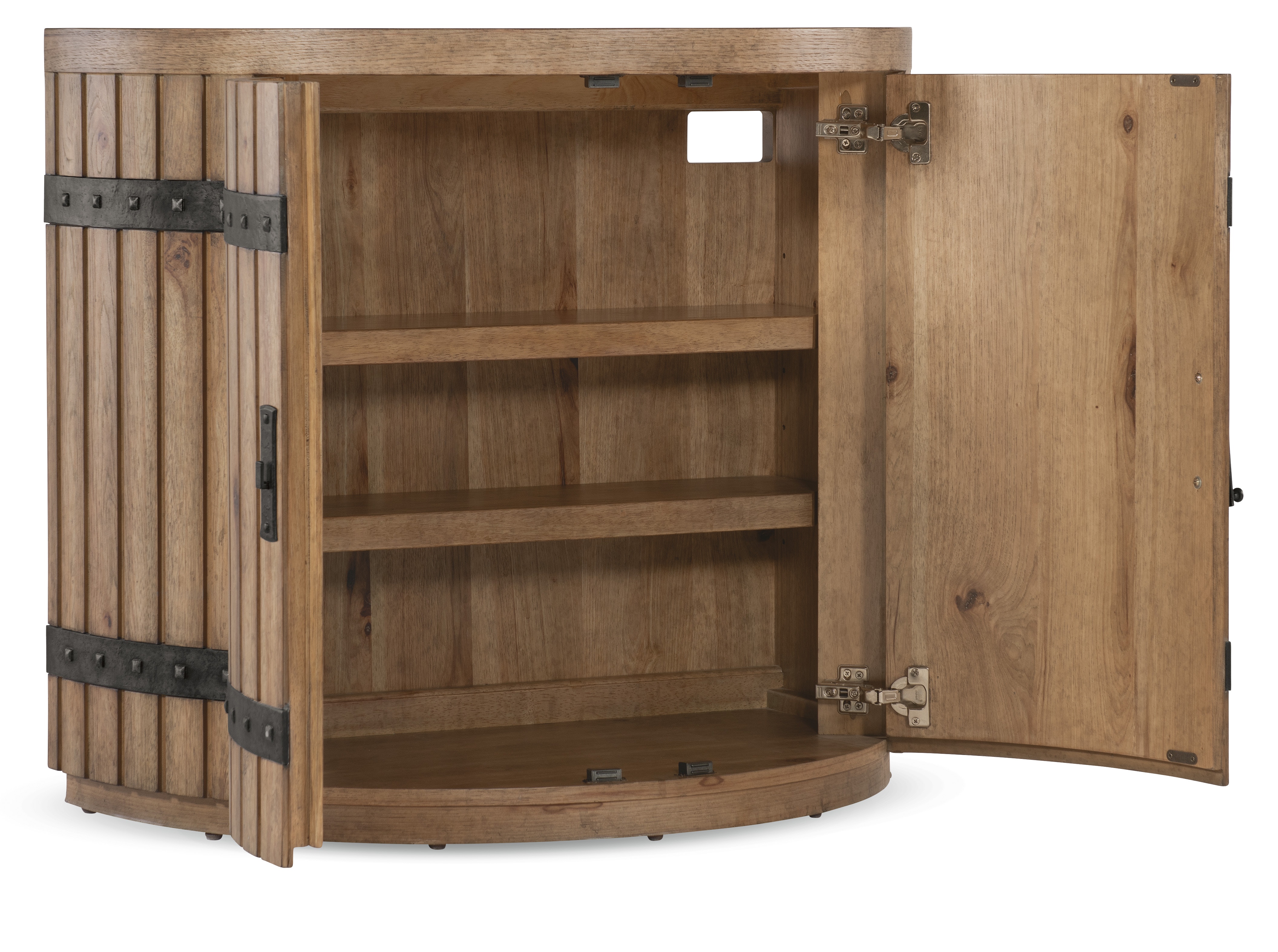 Hooker Furniture Bedroom Vineyard Row Demilune Nightstand 6952-90115-80