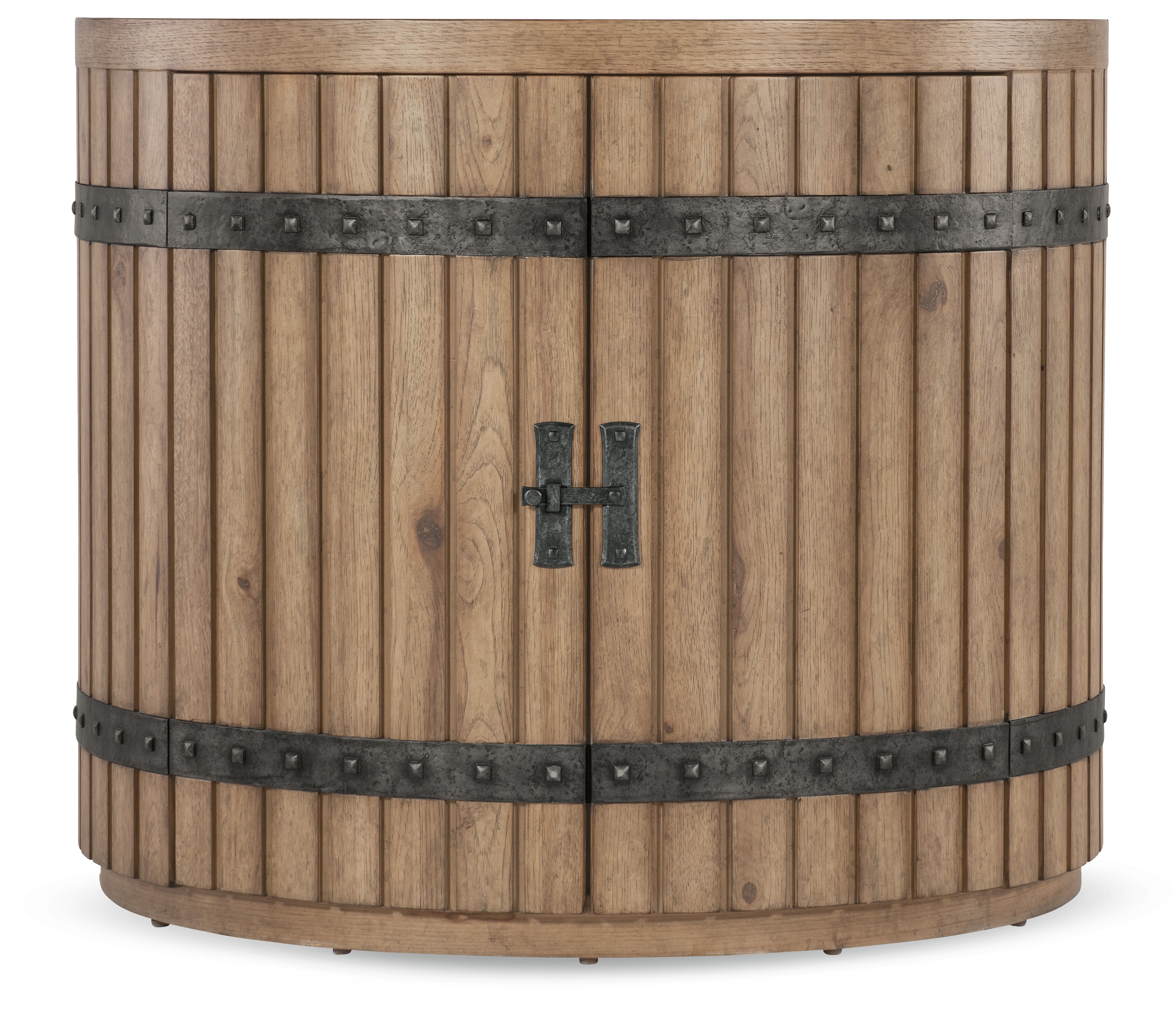 Hooker Furniture Bedroom Vineyard Row Demilune Nightstand 6952-90115-80